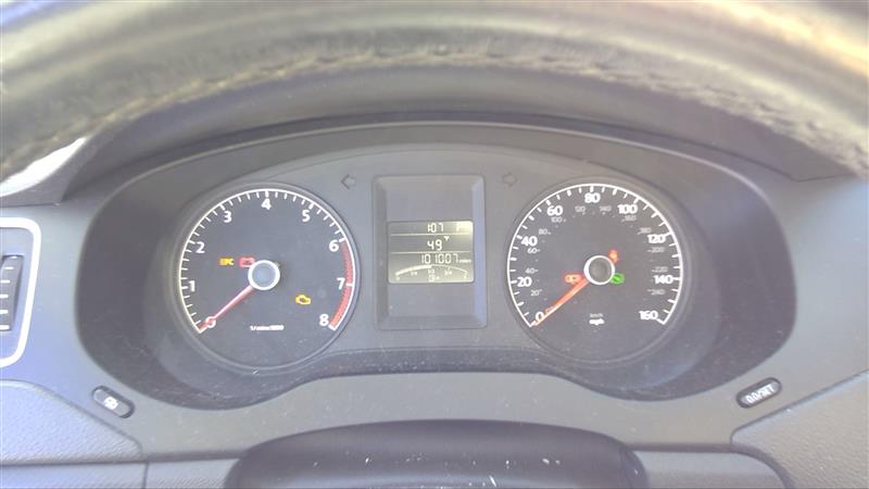 VOLKSWAGEN JETTA 2012 (cluster), Sdn, gasoline, MPH Speedometer Head ...