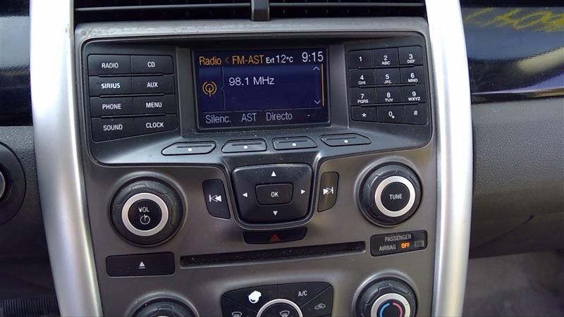 FORD EDGE 2011 control panel, ID BT4T-18A802-AF Radio Audio - All ...