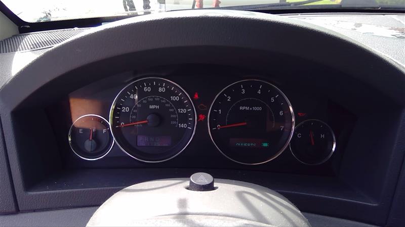 JEEP COMMANDER 2007 (cluster), 4.7L, MPH Speedometer Head Cluster - All ...