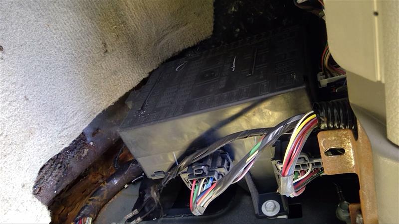 FORD F150 PICKUP 2007-2008 (RH kick panel), ID 7L3T-14A067-DA Fuse Box ...