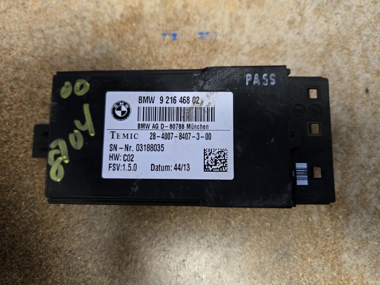 BMW 340i 2016-2018 Seat front Chassis Control Module - All American ...