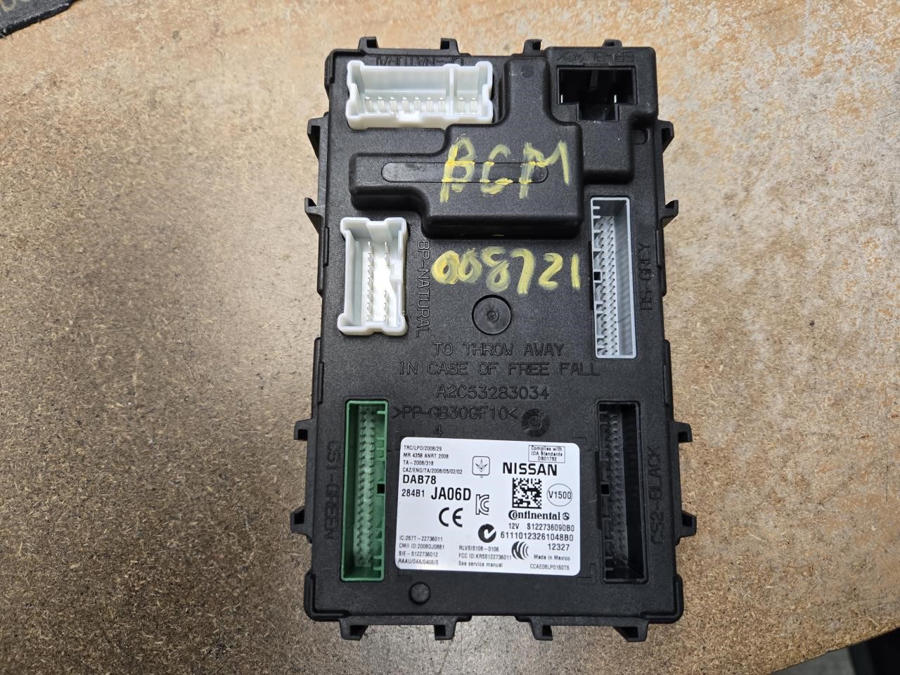 2013 DATSUN 810/MAXIMA Chassis Control Module - All American Auto Wreckers