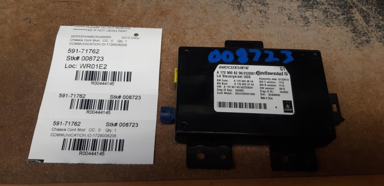 MERCEDES-BENZ MERCEDES C-CLASS 2015 204 Type, Communication C63, RH ...